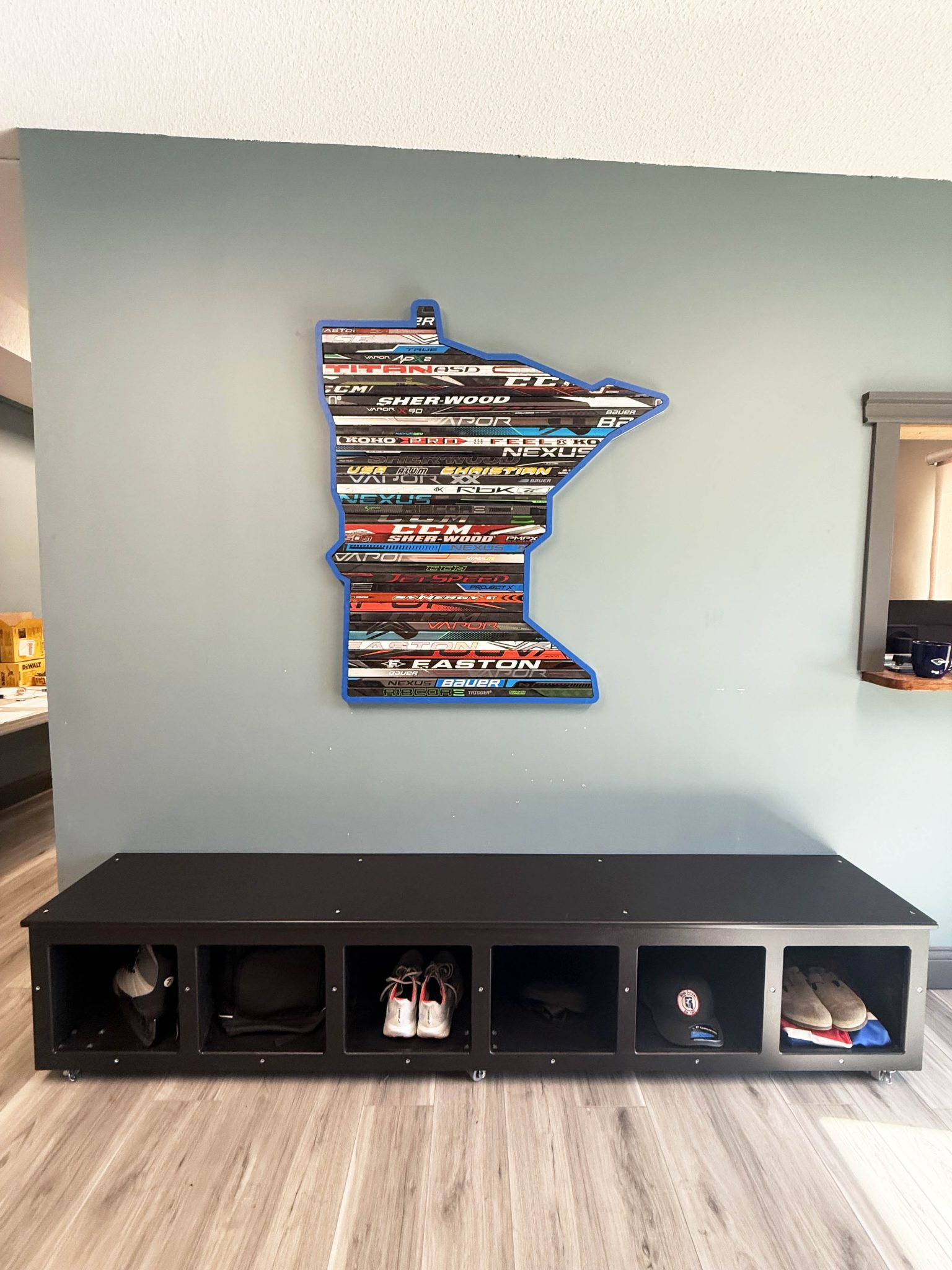 NEW! Portable Cubby Storage Bench - Rink Systems