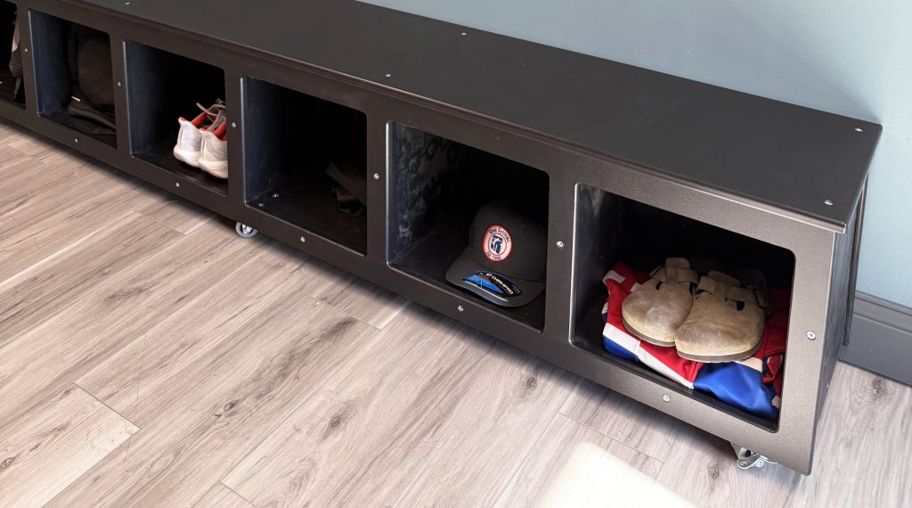 NEW! Portable Cubby Storage Bench - Rink Systems
